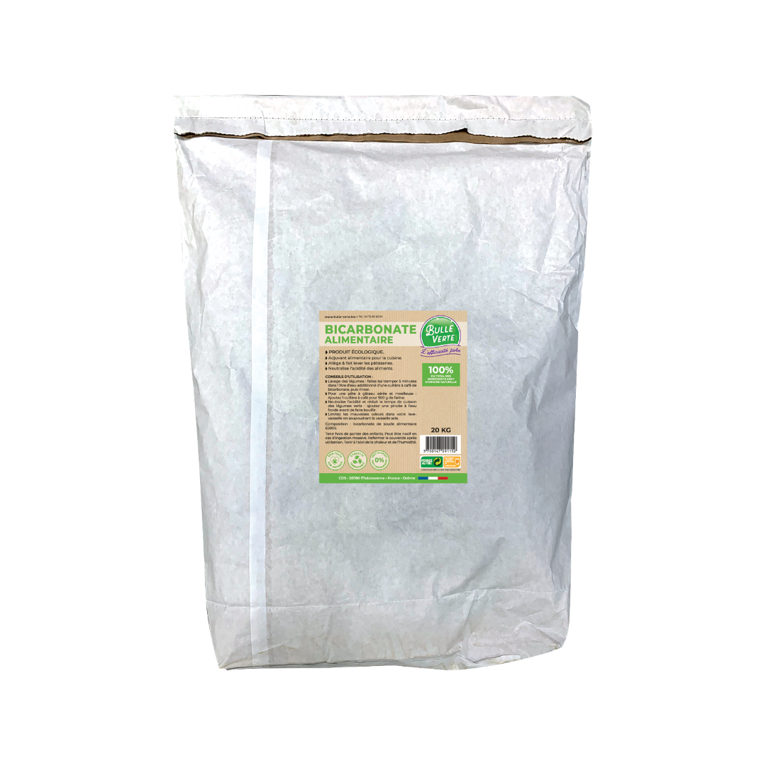 Bicarbonate alimentaire en vrac - Bulle Verte